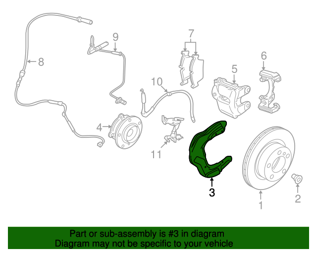 34106873417 - 2012-2021 BMW Protection Plate Left 341045 (34-10-6-873 ...