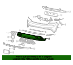 2014-2020 Dodge Durango Fascia 5113672AB | TascaParts.com