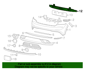 2011-2021 Mopar Impact Bar 68227140AC | TascaParts.com