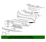 Fascia Molding, Left 5113737AB | My Mopar Parts