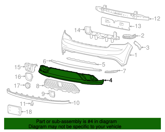 2014-2020 Dodge Durango Lower Cover 5113672AB | TascaParts.com