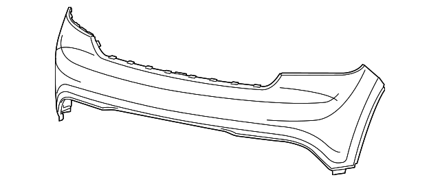 2014-2020 Dodge Durango Bumper Cover 1XV03TZZAD | Mopar Parts Canada