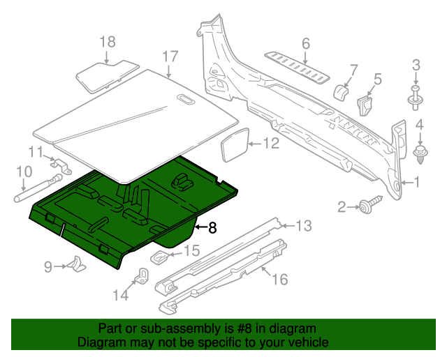 51477295585 - 2014-2019 BMW Compartment (51-47-7-295-585) | BMW of ...