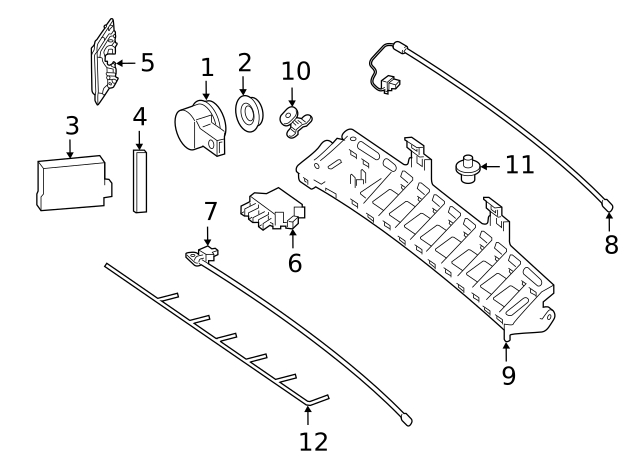 2021-2023 Mercedes-Benz Blind Spot Detection System Warning Sensor ...