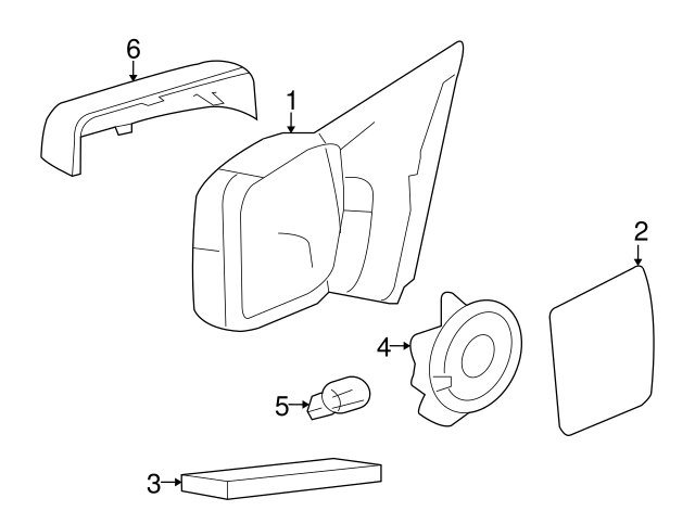 2007-2014 Ford Lamp - Passenger Side (RH) 7L3Z-13B374-A | TascaParts.com