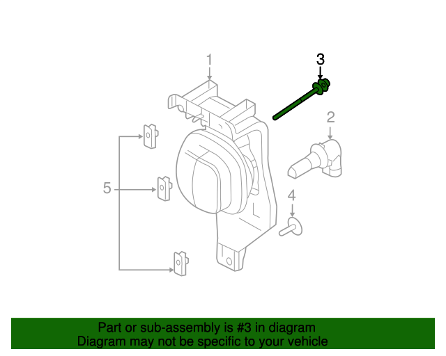 W707976-S437 2008-2010 Ford Fog Lamp Bulb Upper Bolt | Fairway Ford Parts
