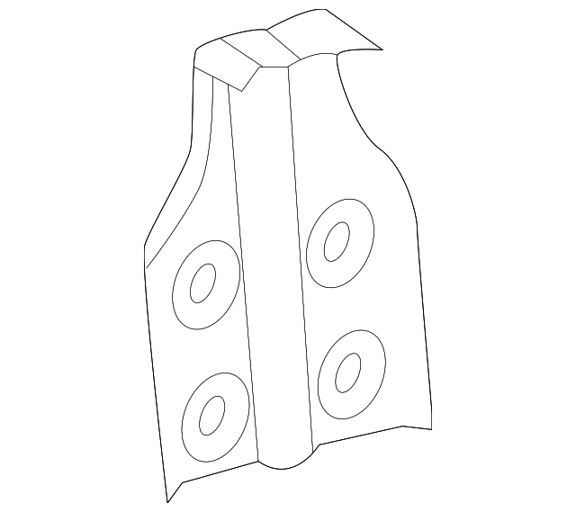 2020-2025 GMC Body Side Front Fender Upper Front Bracket 84524023 GM ...