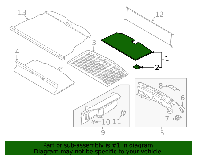 Mat - Floor LC5Z-7813046-AE | TascaParts.com