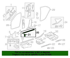 212-686-02-36-7E94 - Door Sill Plate 2010-2018 Mercedes-Benz ...