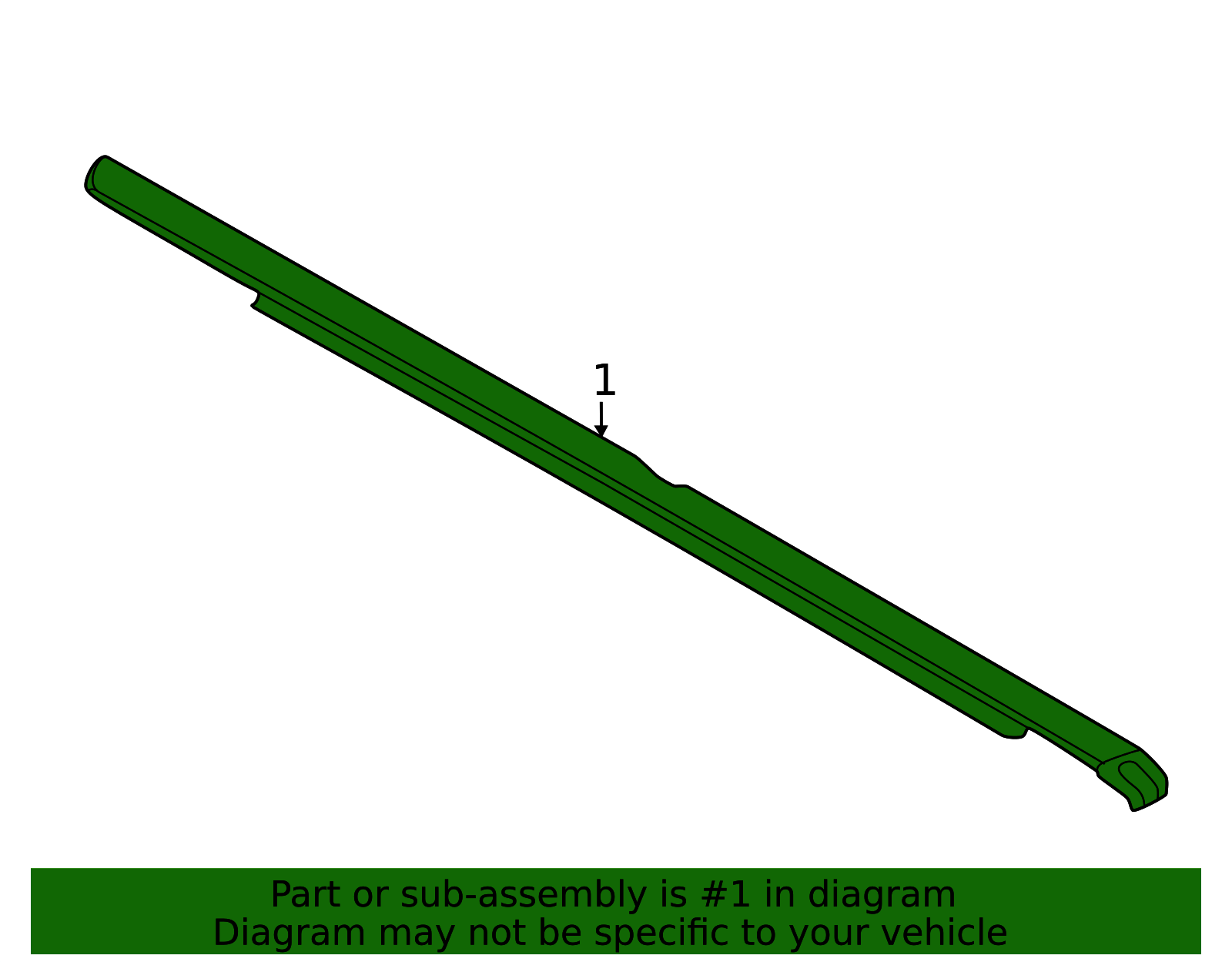 2021-2024 Ford Bronco Belt Molding M2DZ-7825861-A | OEM Parts Online