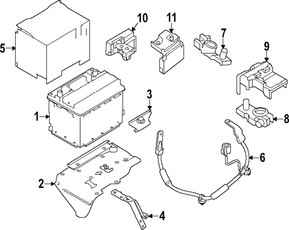 2019-2025 Nissan Altima Battery Current Sensor 294G0-1JA0A | Nissan ...