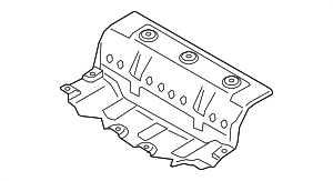 51-48-7-340-227 - Rear Shield - 2016-2021 BMW | BMWPartsHub