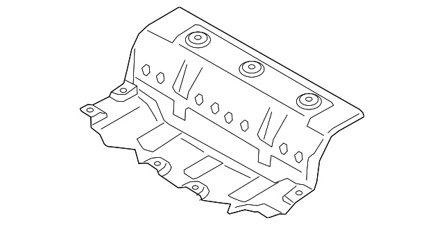 51-48-7-340-227 - Rear Shield - 2016-2021 BMW | BMWPartsHub
