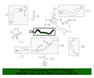 25472-2E000 - By-Pass Hose 2012-2022 Kia | Kia.Parts Store