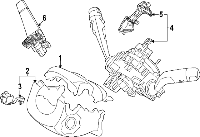 84850-DO000RBQ - Upper Column Cover 2024 Kia EV9 | Kia.Parts Store