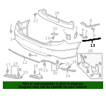 2018-2022 Honda Accord Side Molding 71560-TVA-A50 | Honda Factory Parts