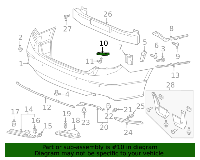 71591-TVA-A00 - Side Bracket 2018-2024 Honda Accord | Honda Parts Online