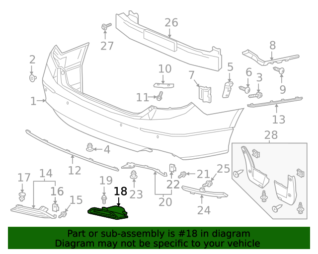 OEM 2018-2020 Honda Accord Finisher, Ex (L) 18320-TVA-A03 | Honda ...