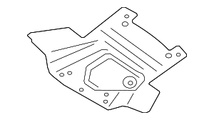 2005-2021 Mopar Splash Shield 4806075AB | TascaParts.com