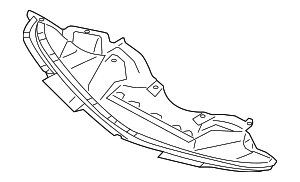 2015-2021 Dodge Charger Front Shield 68202632AD | TascaParts.com