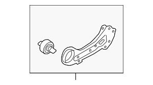 2017-2019 Kia Niro Trailing Arm - Driver's Side (LH) 55270-G2000 ...