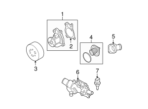2009-2011 Nissan Versa Water Outlet 11060-BC20A | TascaParts.com