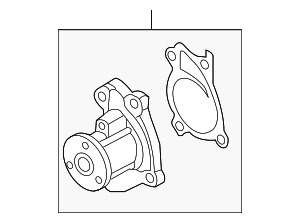 2009-2011 Nissan Versa Water Pump B1010-ED00A | TascaParts.com