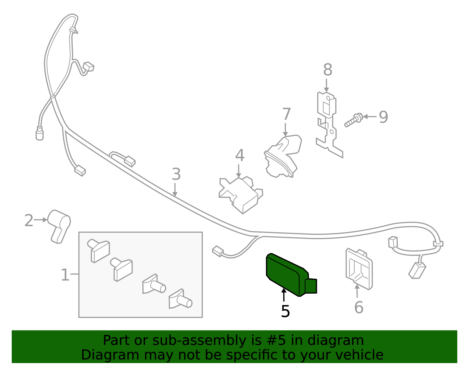 Genuine OEM Ford Part - Motorcraft™ Cruise Control Distance Sensor ...