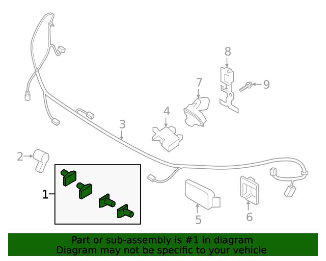 JU5Z-15K859-APTM - Sensor 2018-2025 Ford | Ford Parts Direct