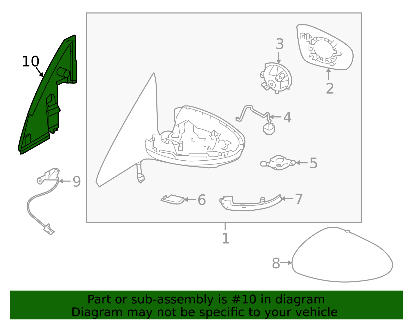2019-2022 Nissan Altima Corner Cover 80292-6CA0A | Nissan RVA