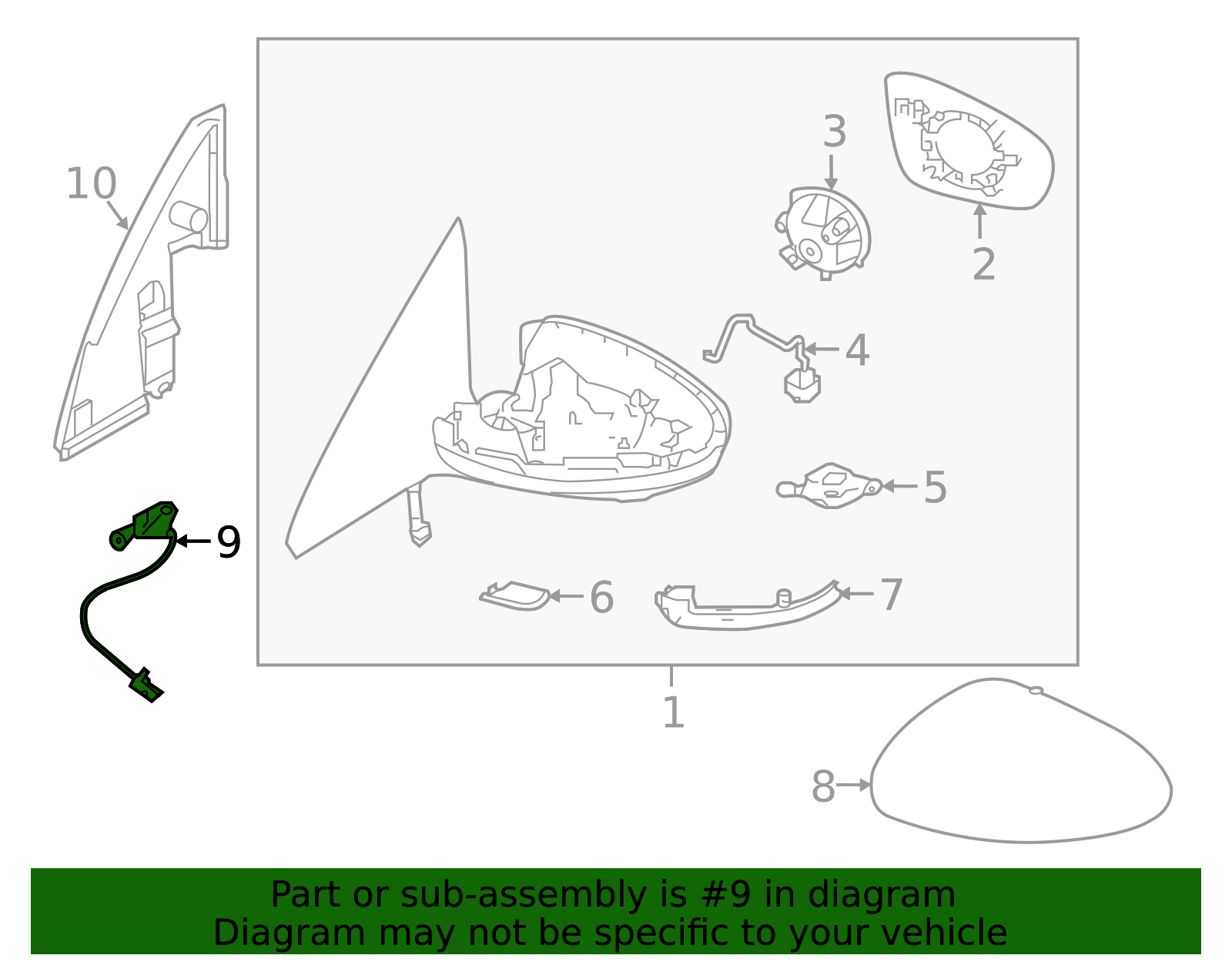 2019-2025 Nissan Altima Collision Avoidance Warning Indicator 26670 ...