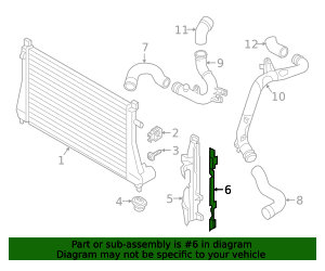 2015-2021 Volkswagen Side Air Baffle Seal Strip 5G0-121-331-J | OEM ...