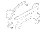 2017-2022 Ford Upper Rail Assembly Screw -W713388-S439 | TascaParts.com