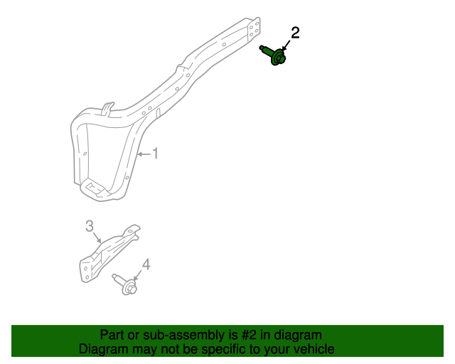 2017-2022 Ford Upper Rail Assembly Screw -W713388-S439 | TascaParts.com