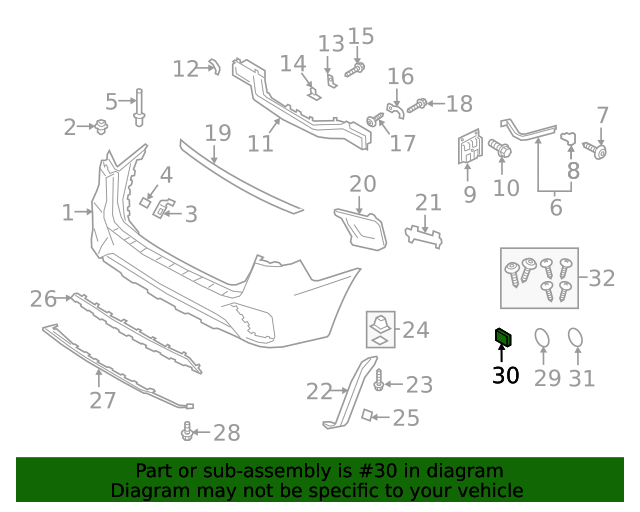 86941-3K000 - License Mount 2010-2023 Kia | Kia.Parts Store