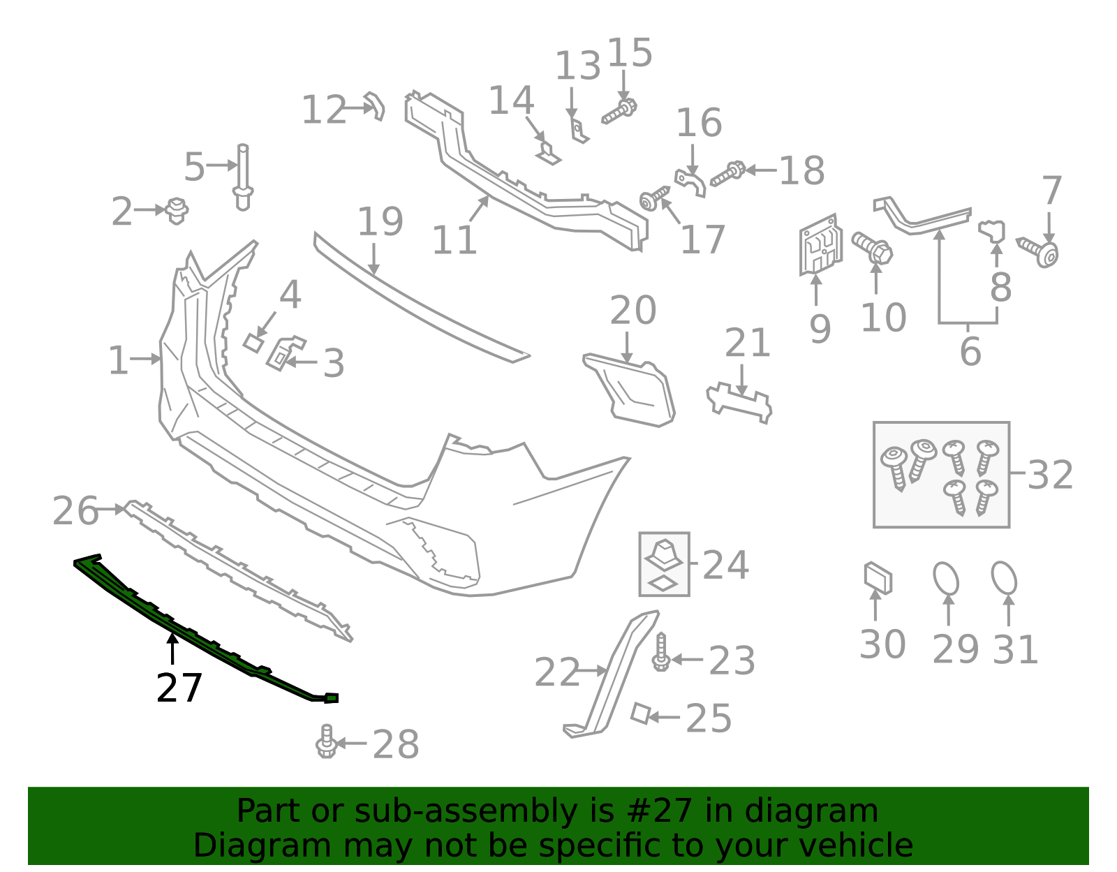 2019-2020 Kia Sorento Skid Plate 86665-C6800 | Kia Parts Fast