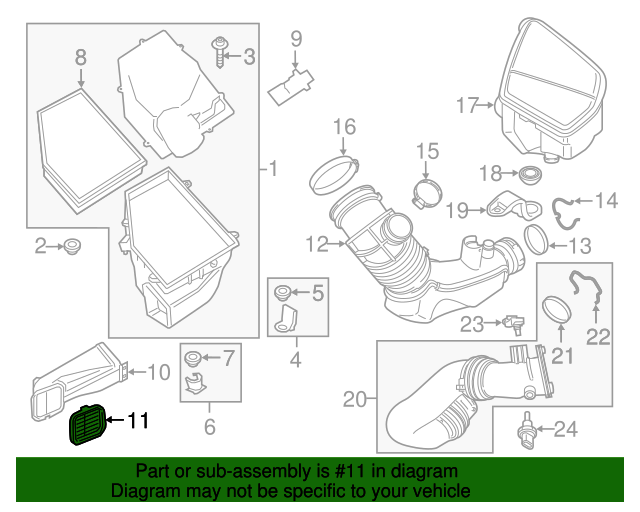 Genuine BMW 13-71-7-643-298 | Grille | FREE Shipping on Most Orders ...