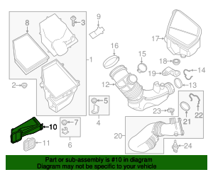 2016-2024 BMW Intake duct 13-71-7-643-299 | AutoNation Parts