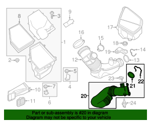 13718601683 - 2017-2025 BMW Charge Air Line (13-71-8-601-683) | Parts ...