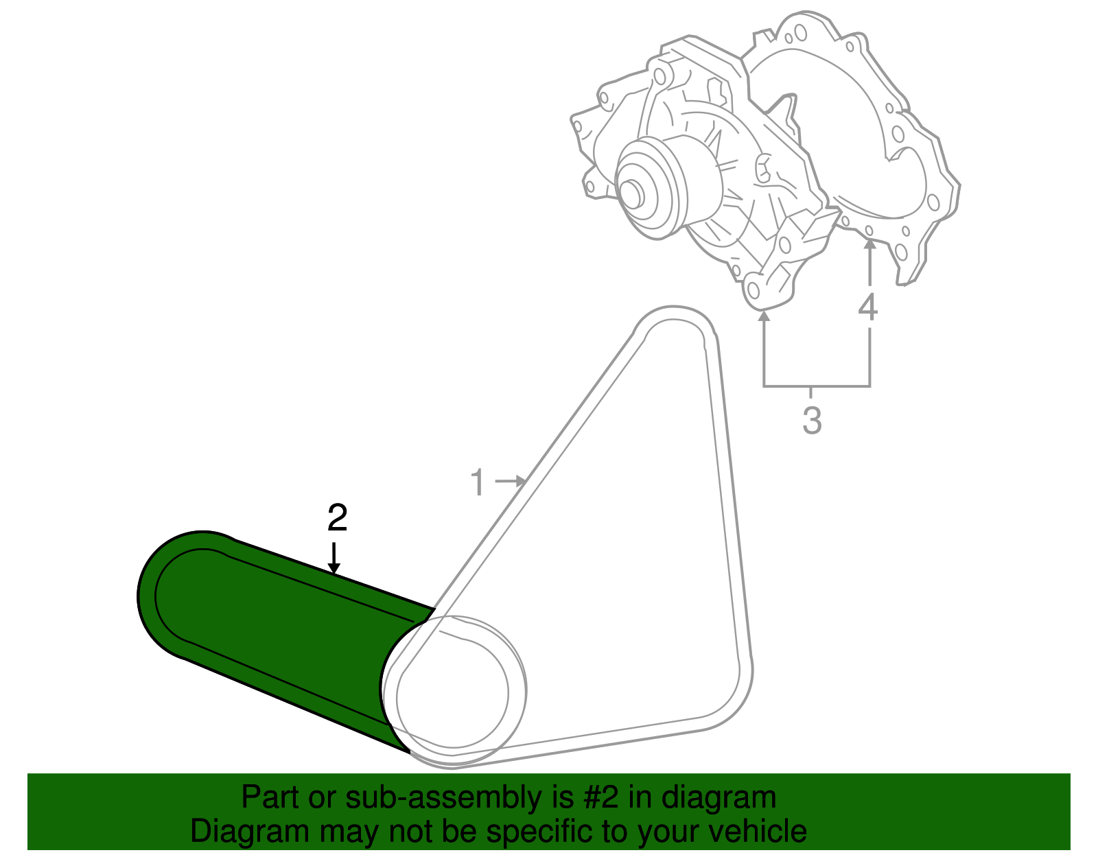 1995-2007 Toyota Accessory Drive Belt 90080-91212 | Toyota Parts Center