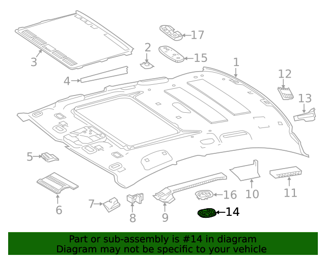 222-690-98-02-9051 - Speaker Grille 2019-2021 Mercedes-Benz | Mercedes ...