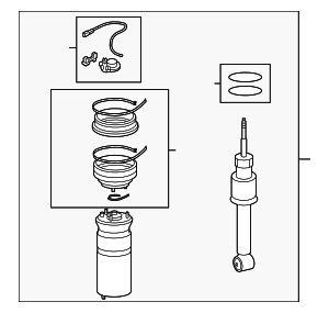 Genuine OEM Shock Assembly Part# LR052866 Fits 2010-2013 Land Rover ...