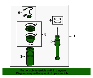 2010-2013 Land Rover Range Rover Sport Shock Assembly LR052866 ...
