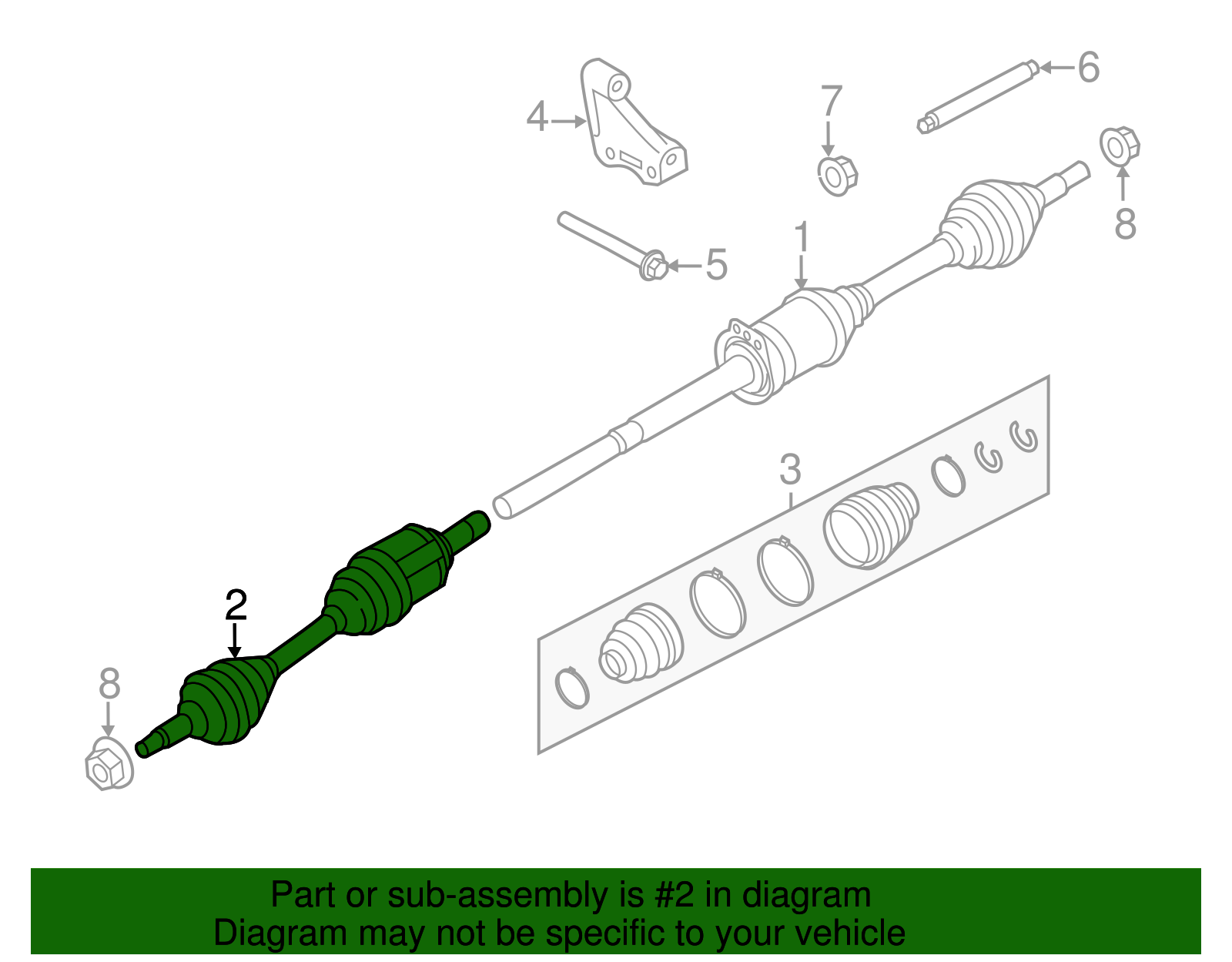 2011-2019 Ford | Axle Assembly | FB5Z-3B437-B | My Ford Parts