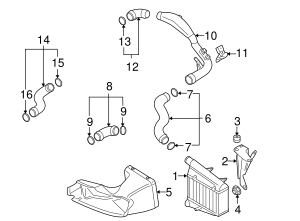 3B0-145-834-P - Pressure Hose 2004-2005 Volkswagen Passat | Volkswagen ...