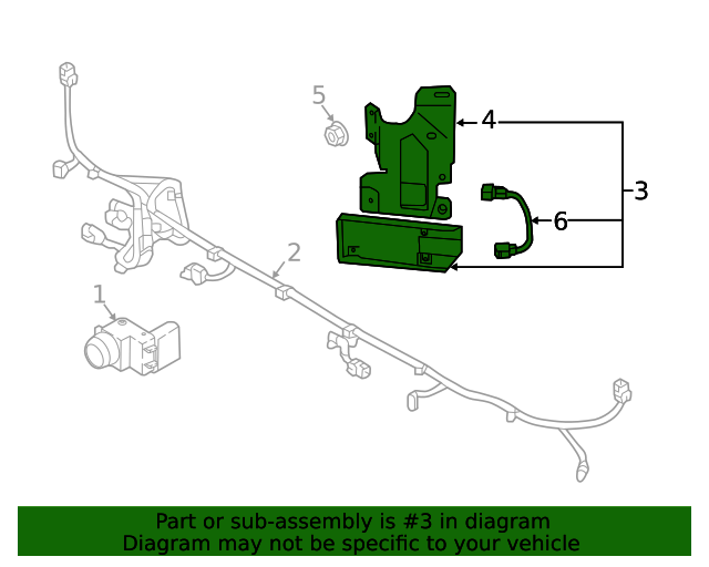 2019-2021 Hyundai Kona Blind Spot Radar 95820-J9000 | OEM Parts Online