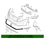 86590-2T000 - Lower Deflector 2011-2013 Kia Optima | Kia.Parts Store