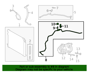 88710-06640 - Liquid Line 2019-2024 Lexus | AutoNationParts.com