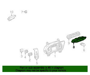 2019 GM Stab Control Switch 84347187 | QuirkParts