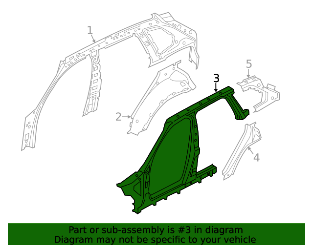 41007955059 - 2019-2024 BMW X5 Aperture Panel (41-00-7-955-059) | BMW ...
